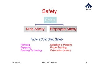 Mine accidents causes, prevention and control | PDF