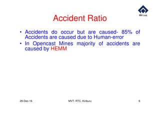 Mine accidents causes, prevention and control | PDF