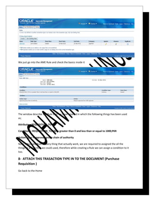 AME Requisition Approval Heirarchy | DOC