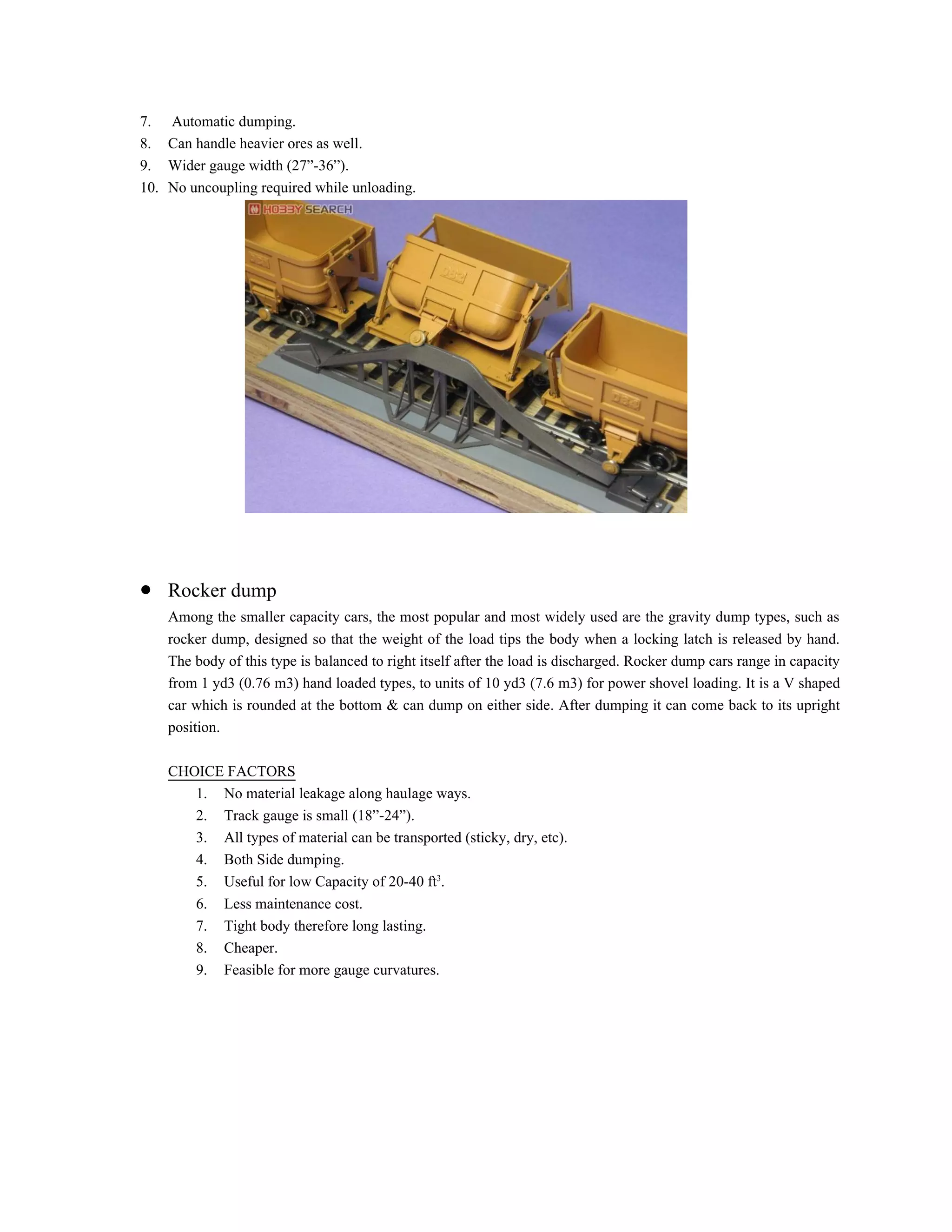 Mine cars | PDF