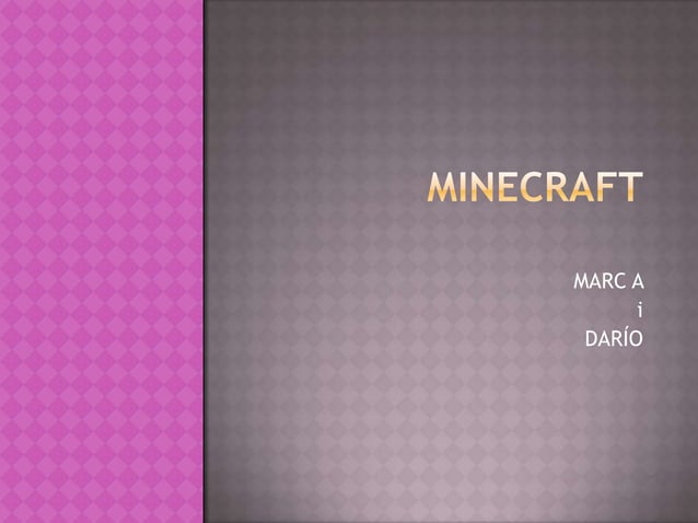 Minecraft | PPTX