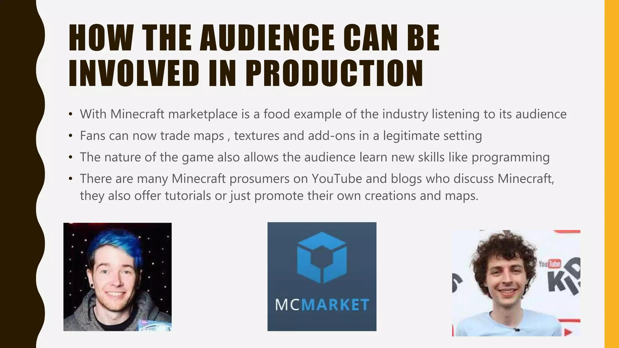 Minecraft Audience | PPTX