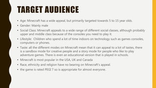 Minecraft Audience | PPTX