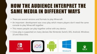 Minecraft Audience | PPTX