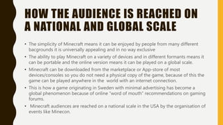 Minecraft Audience | PPTX