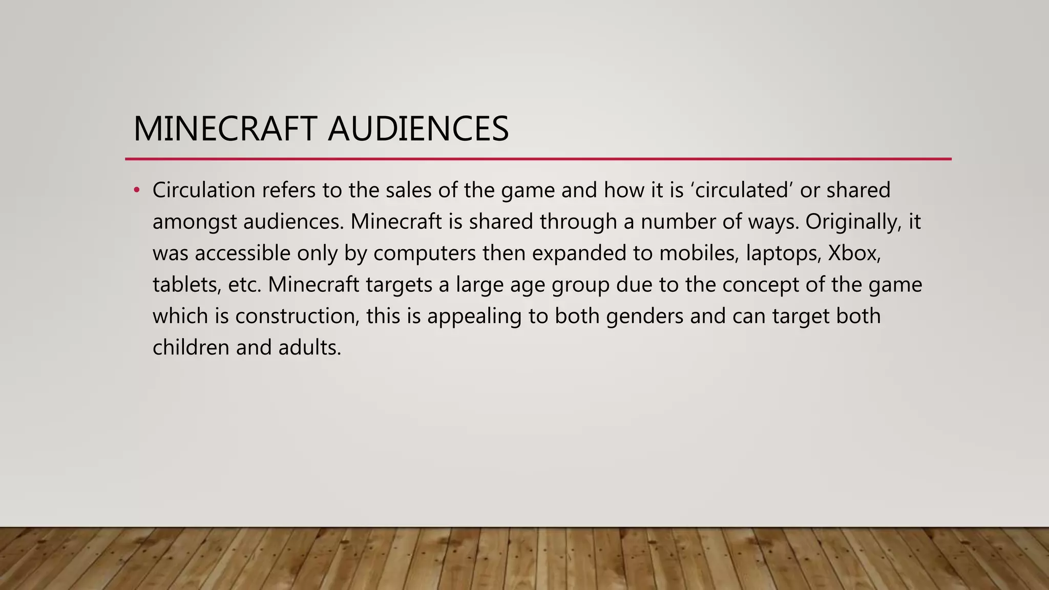 Minecraft circulation | PPT