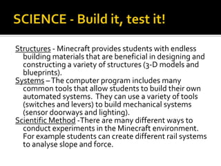 Minecraft connections | PPT