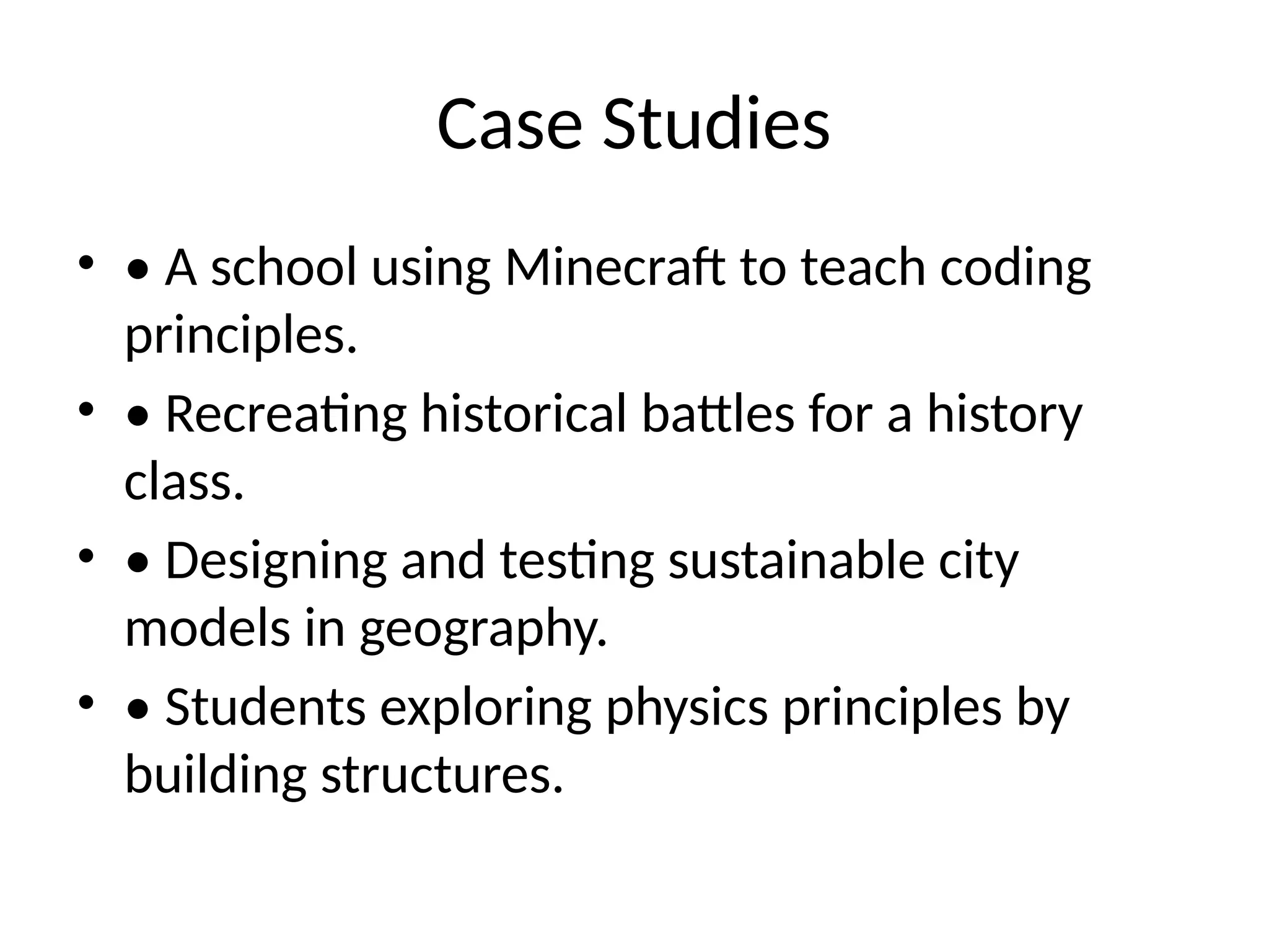 Minecraft Education Presentation in a few words | PPTX