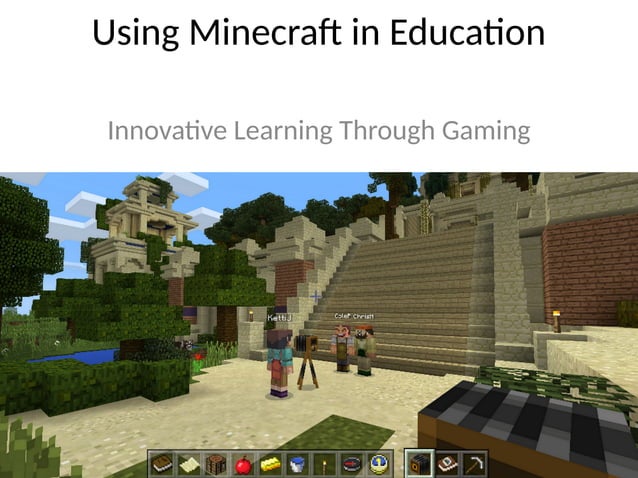 Minecraft Education Presentation in a few words | PPT