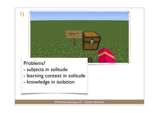 Minecraft edu pitch two processes | PPT