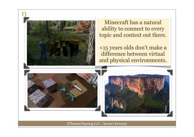 Minecraft edu pitch two processes | PPT