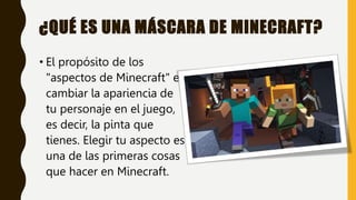 PRESENTACIÓN DE MINECRAFT PARA NIÑOS CON DATOS IMPORTANTESpptx | PPTX