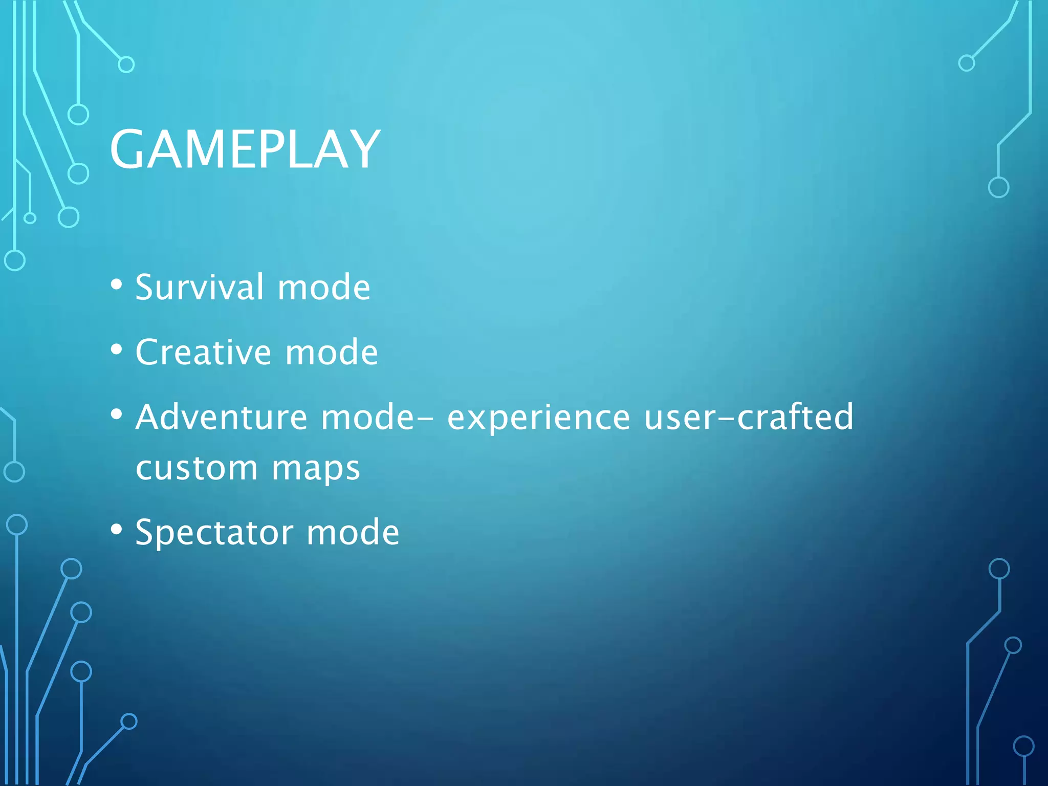 Minecraft Emerging Technology | PPTX