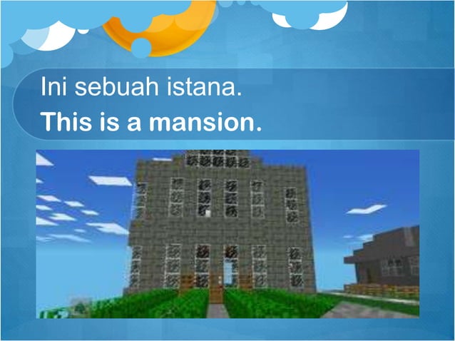 Minecraft for Teaching Bahasa | PPT