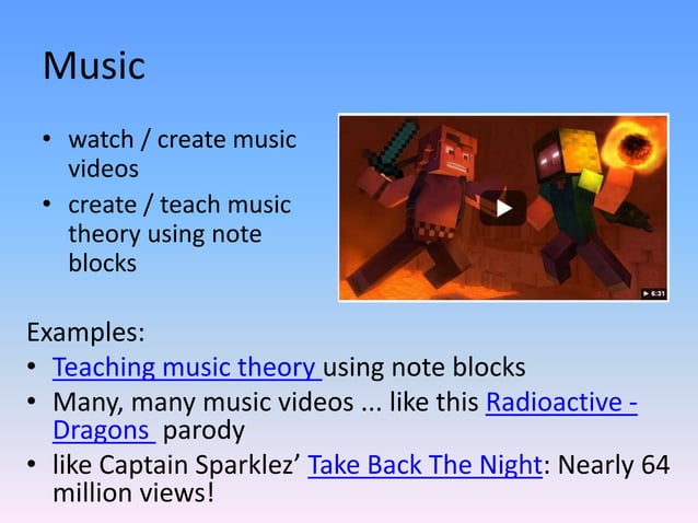 Minecraft in the classroom February 2015 | PPTX