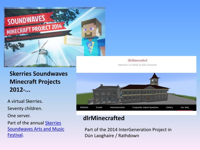 Minecraft in the classroom February 2015 | PPT