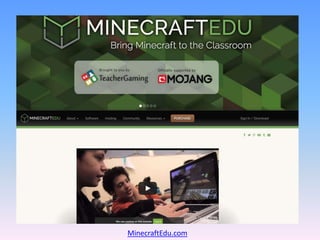 Minecraft in the classroom February 2015 | PPTX