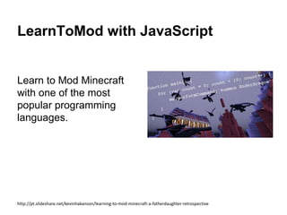 Introduction to Minecraft Modding at YaJUG | PPTX