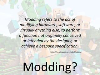 Introduction to Minecraft Modding at YaJUG | PPTX