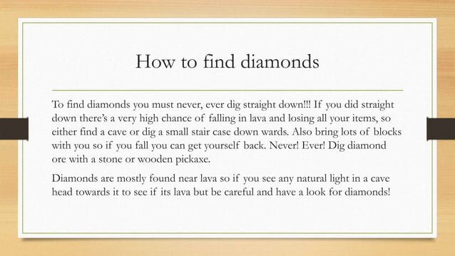 Minecraft power point | PPT