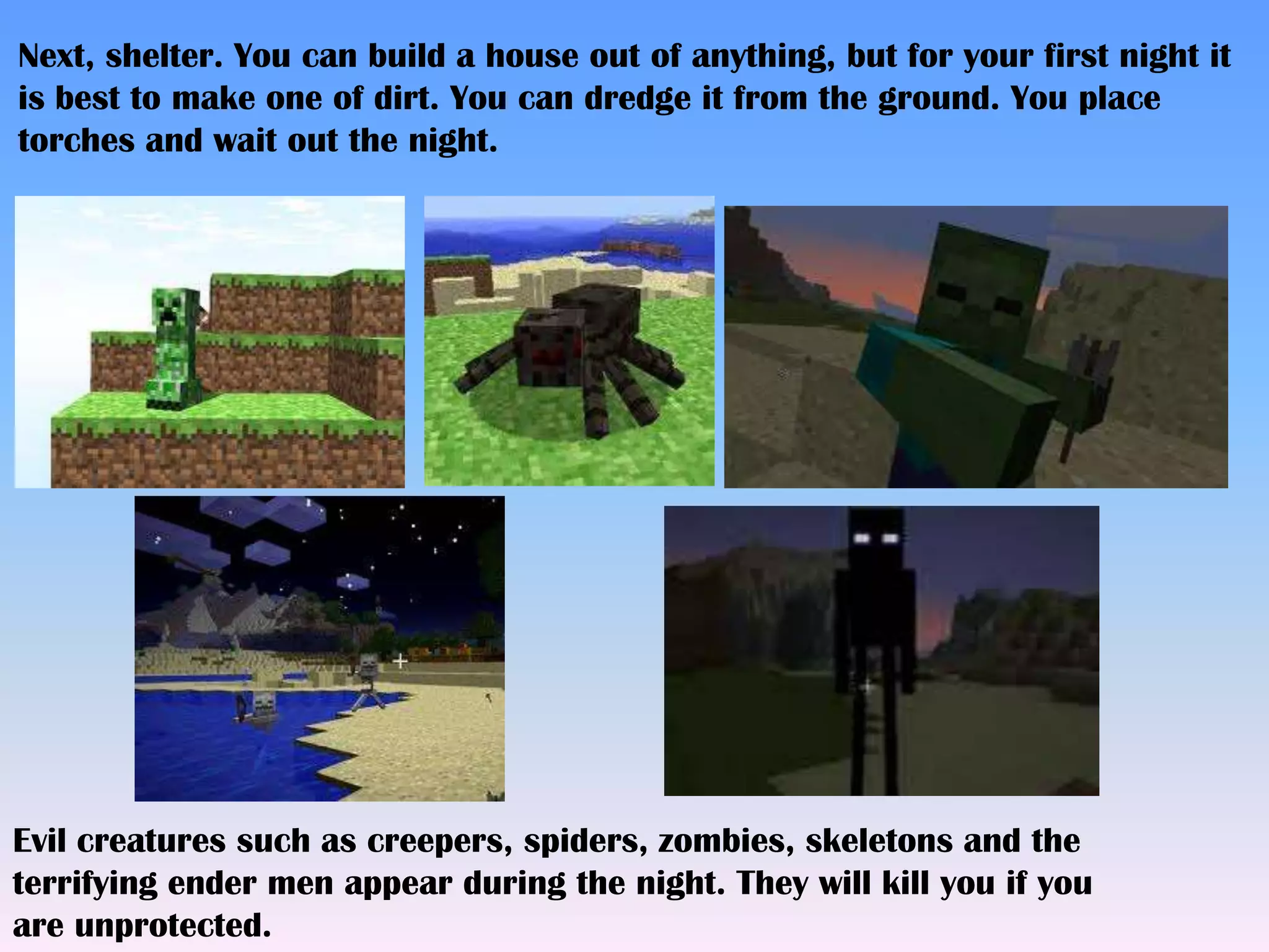 Minecraft presentation | PPTX