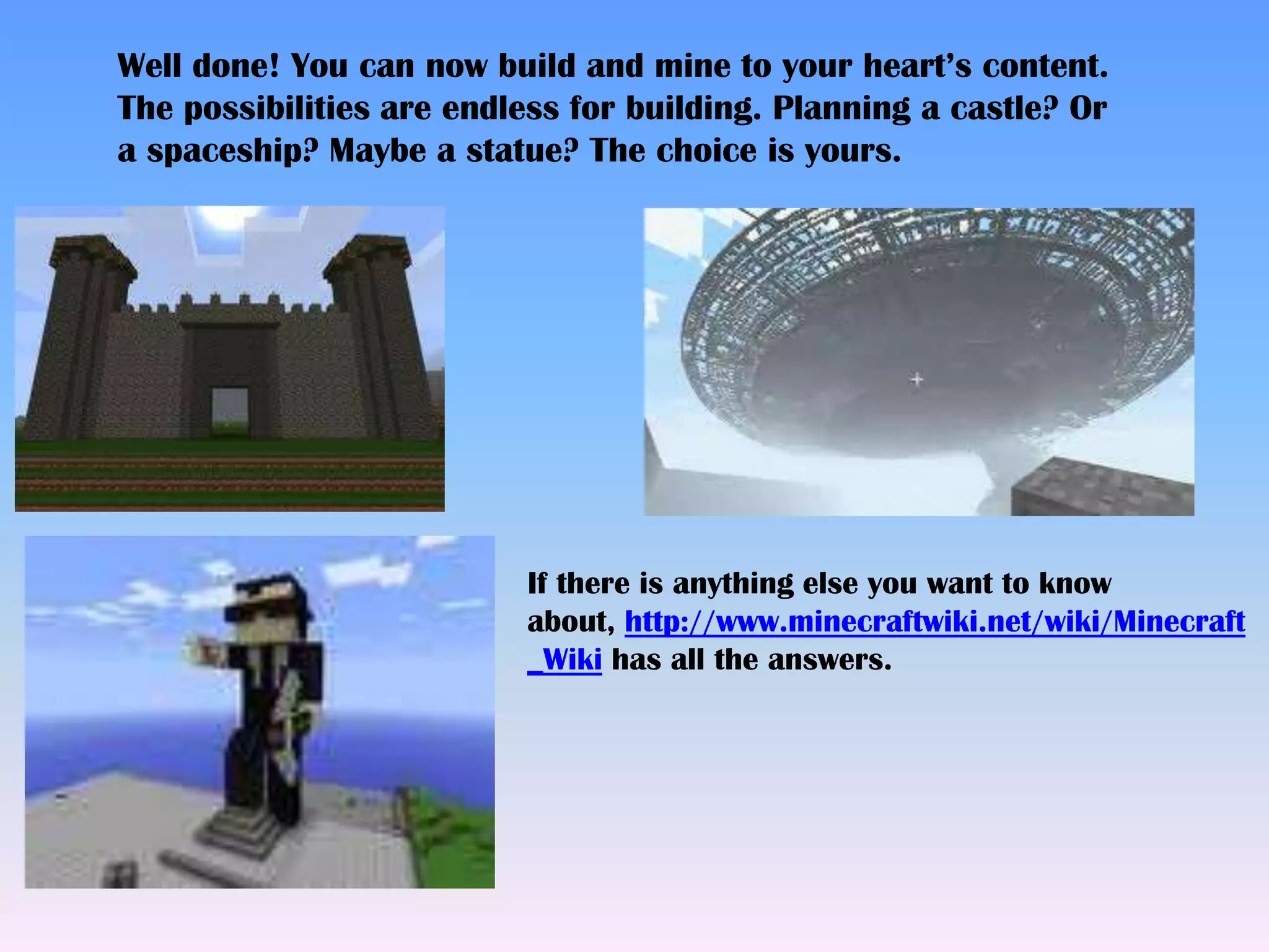 Minecraft presentation | PPTX