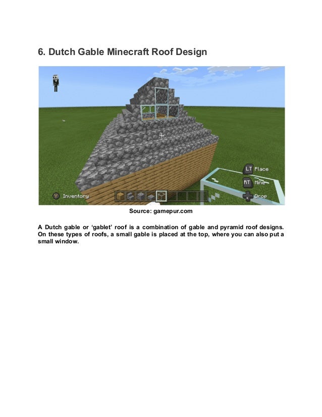 Minecraft roof designs 15+ simple roof designs for your next building ...