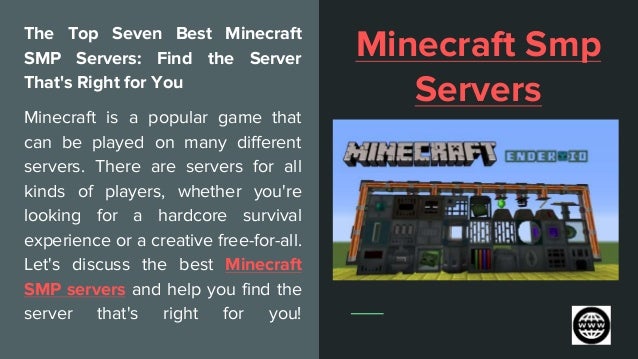 Minecraft smp servers