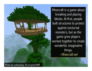 Minecraft and Game Based Learning | PPT