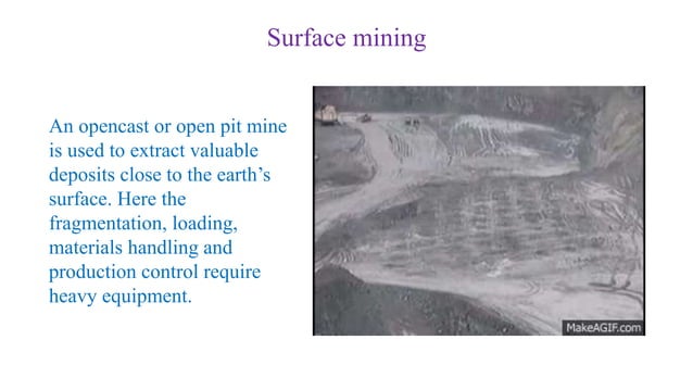 Mine development tools, machineries and equipments | PPTX