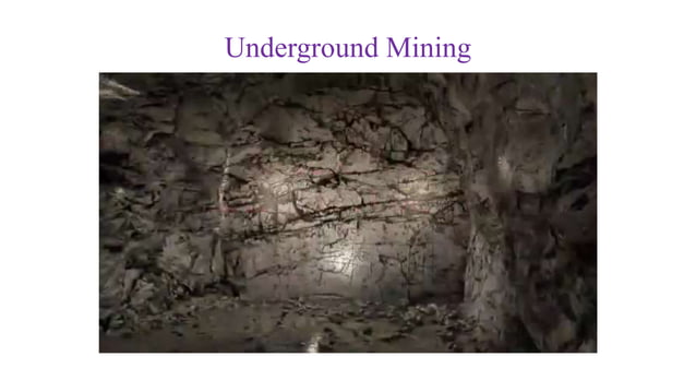 Mine development tools, machineries and equipments | PPTX