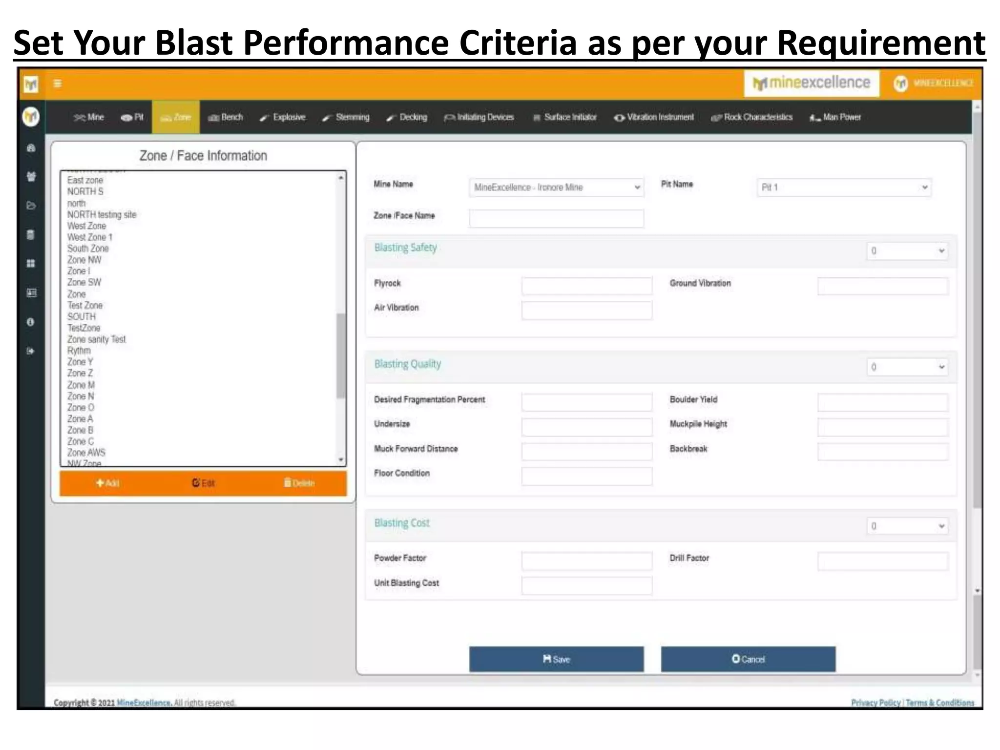 MineExcellence blast performance | PPT