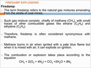 Mine explosions | PPT