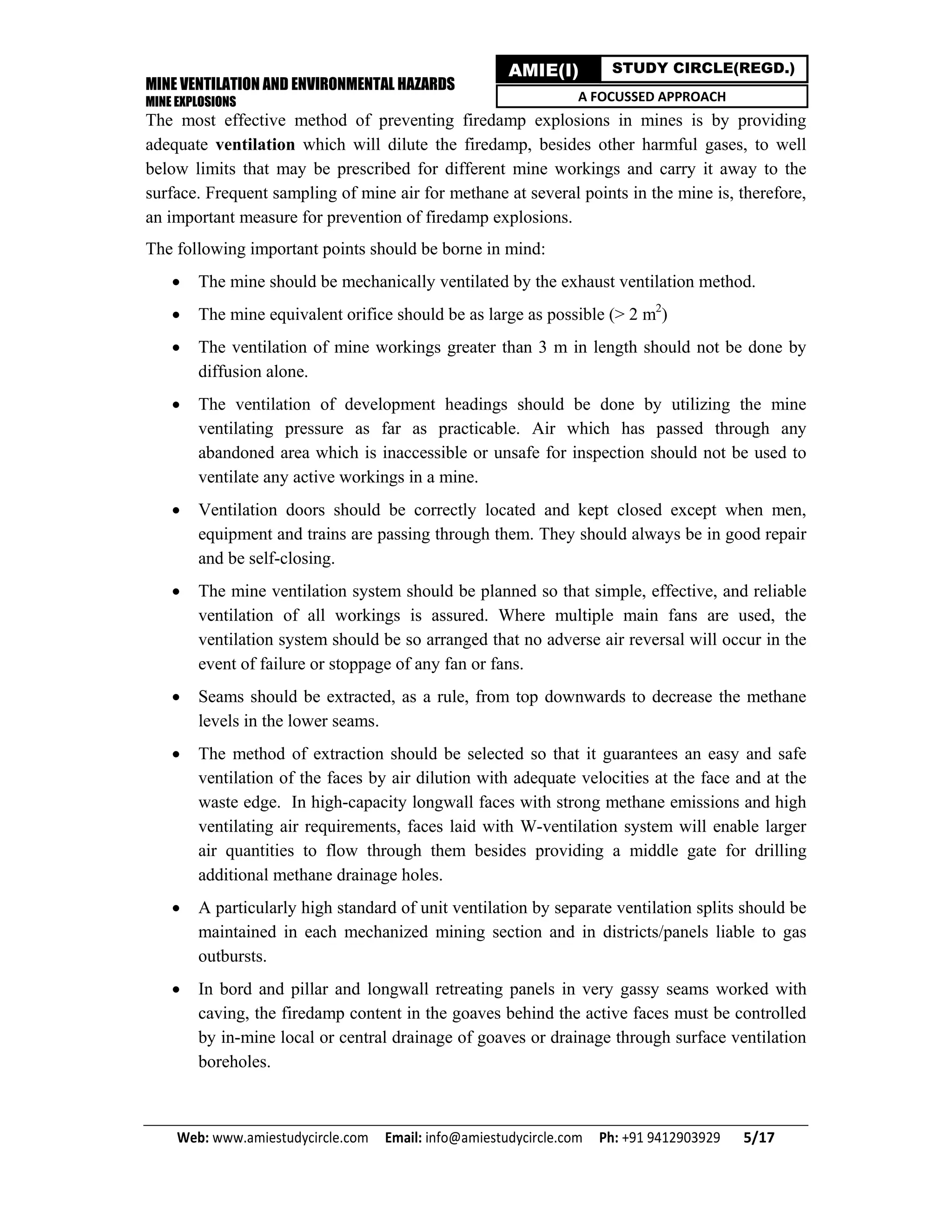 Mine Explosions | PDF