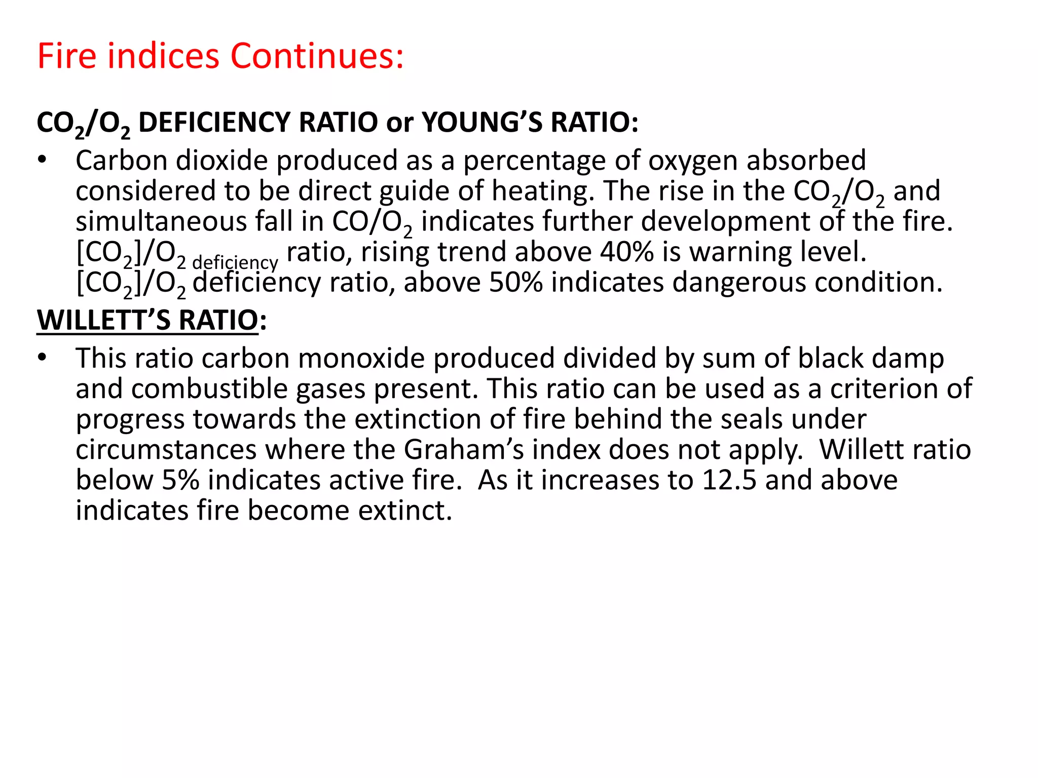 Mine gases and testing, maintenance of fire seals | PPTX