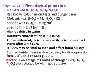 Mine gases and testing, maintenance of fire seals | PPTX