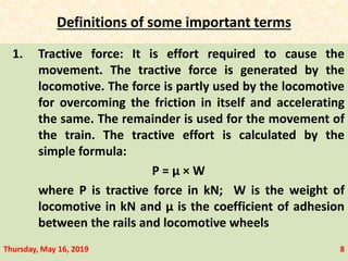 Mine locomotive ppt (under ground transport system ) | PPTX