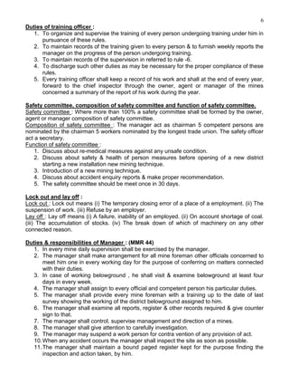 MINE MANAGEMENT LEGISLATION-II_short notes.pdf