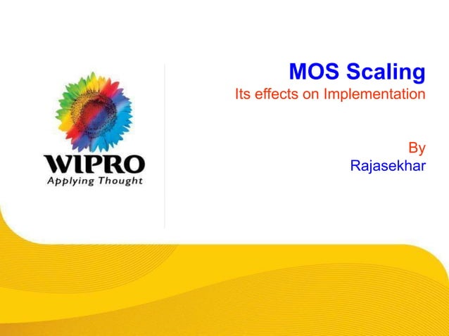 MOSFET Scaling and its effect on Physical Design | PPT | Physics | Science
