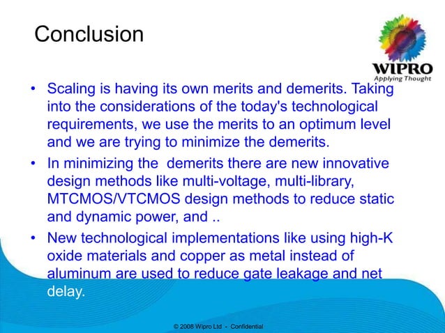 MOSFET Scaling and its effect on Physical Design | PPT | Physics | Science