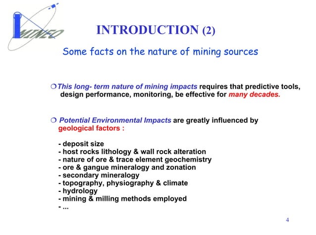 POTENTIAL ENVIRONMENTAL IMPACTS OF MINING | PDF | Science