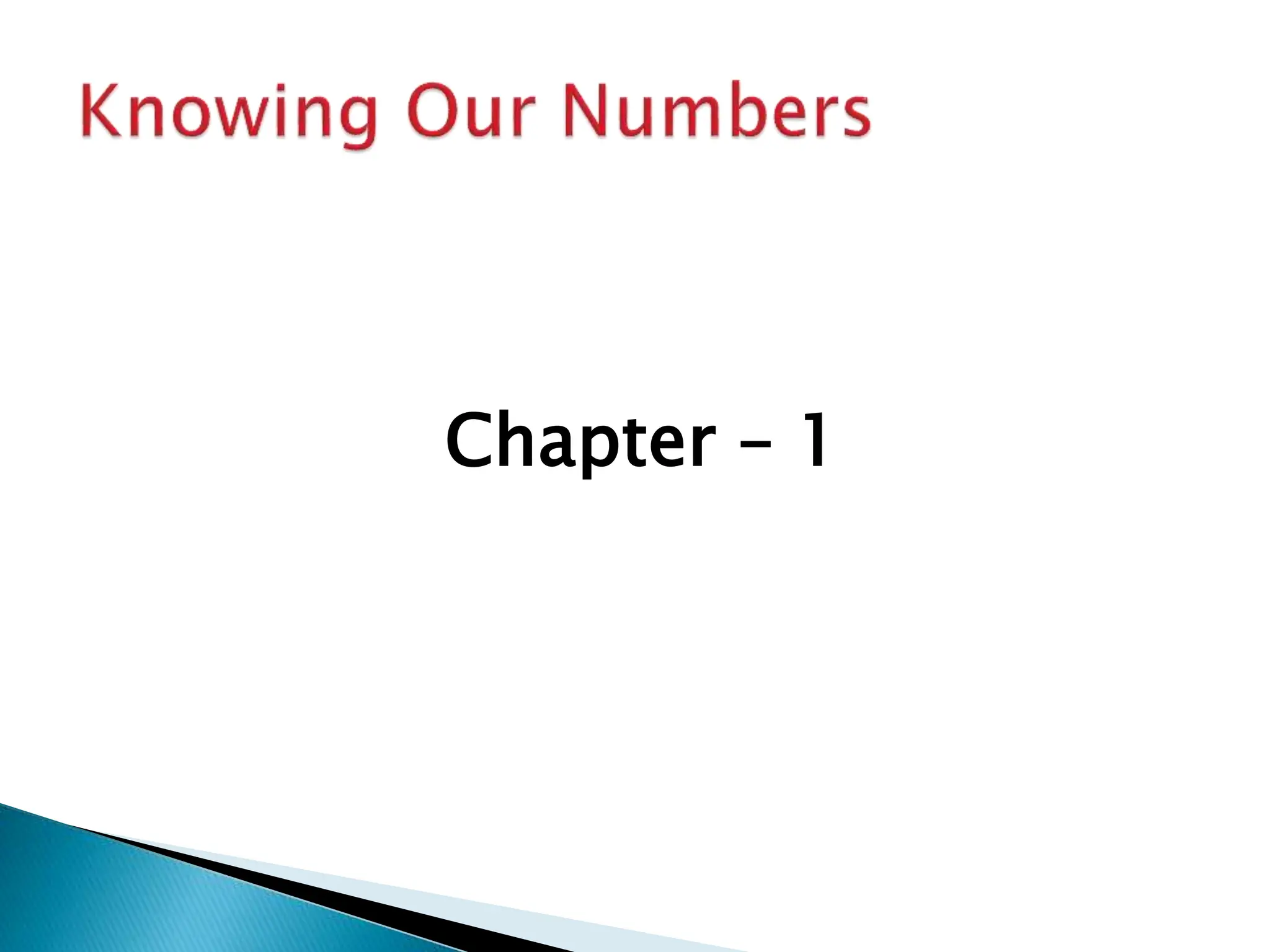 Slide 2: Introduction to Numbers Content: Definition of numbers ...