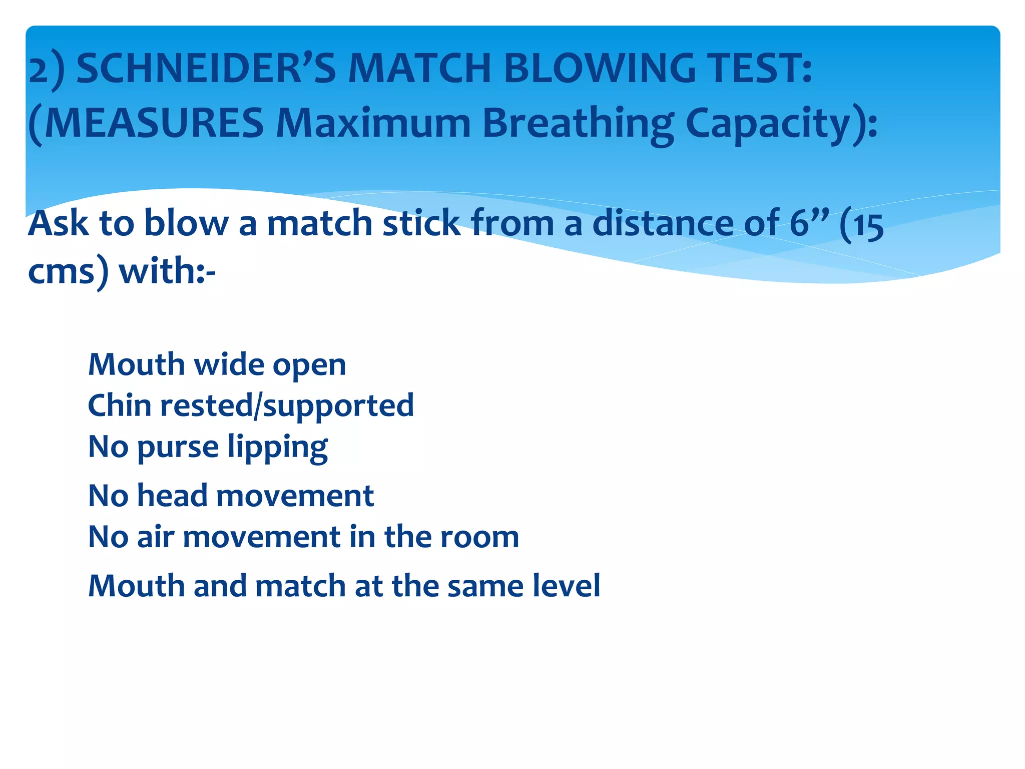 pulmonary function test | PPTX