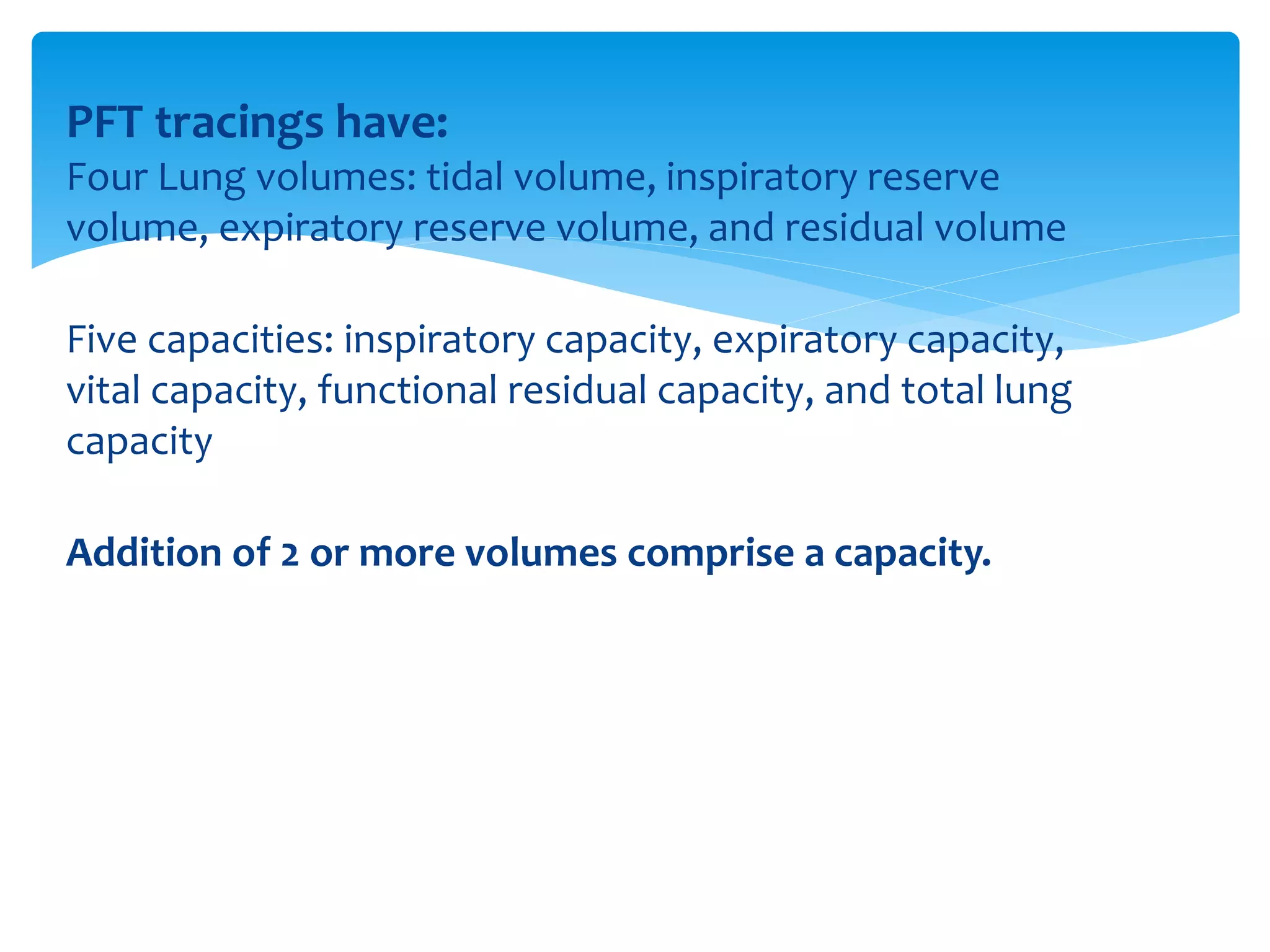 pulmonary function test | PPTX