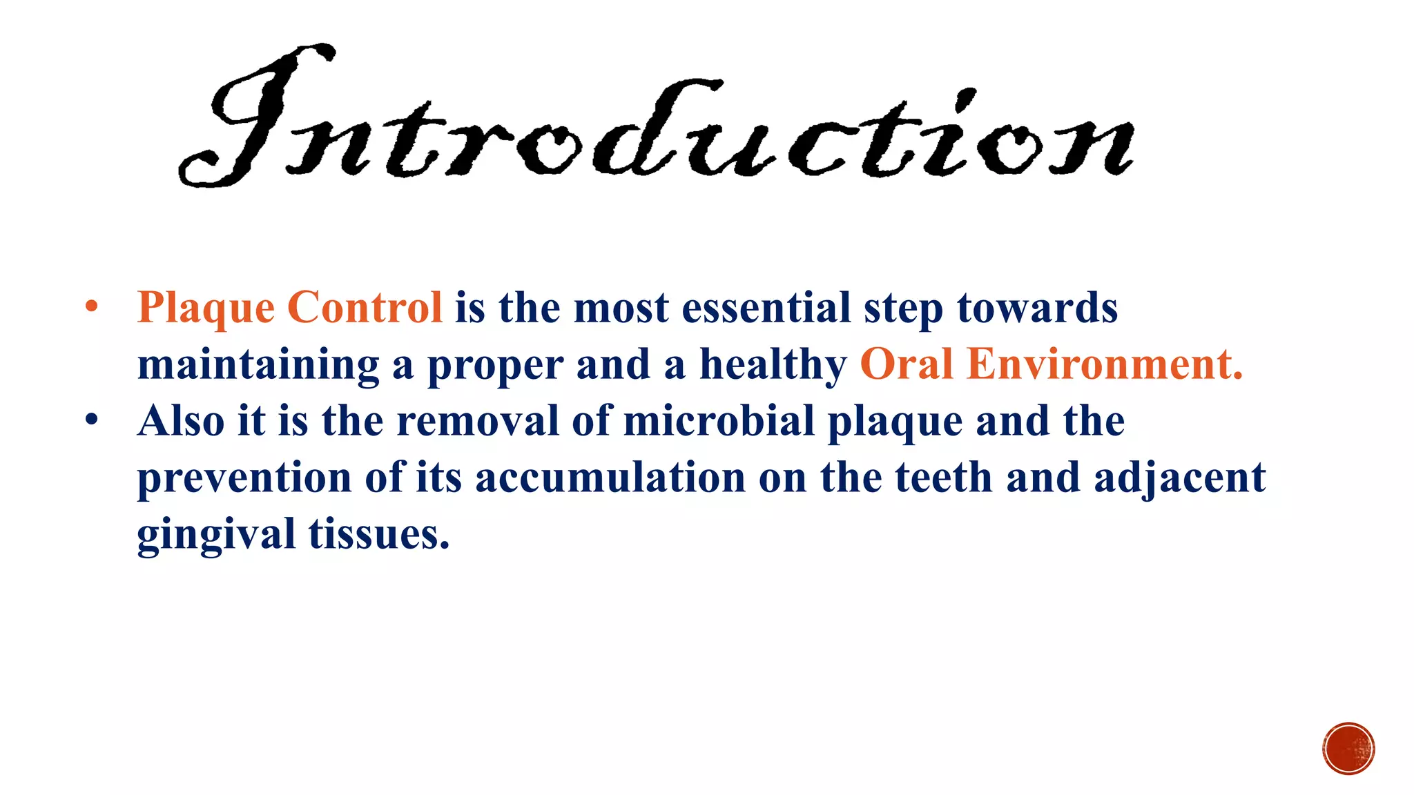 PLAQUE CONTROL | PPTX