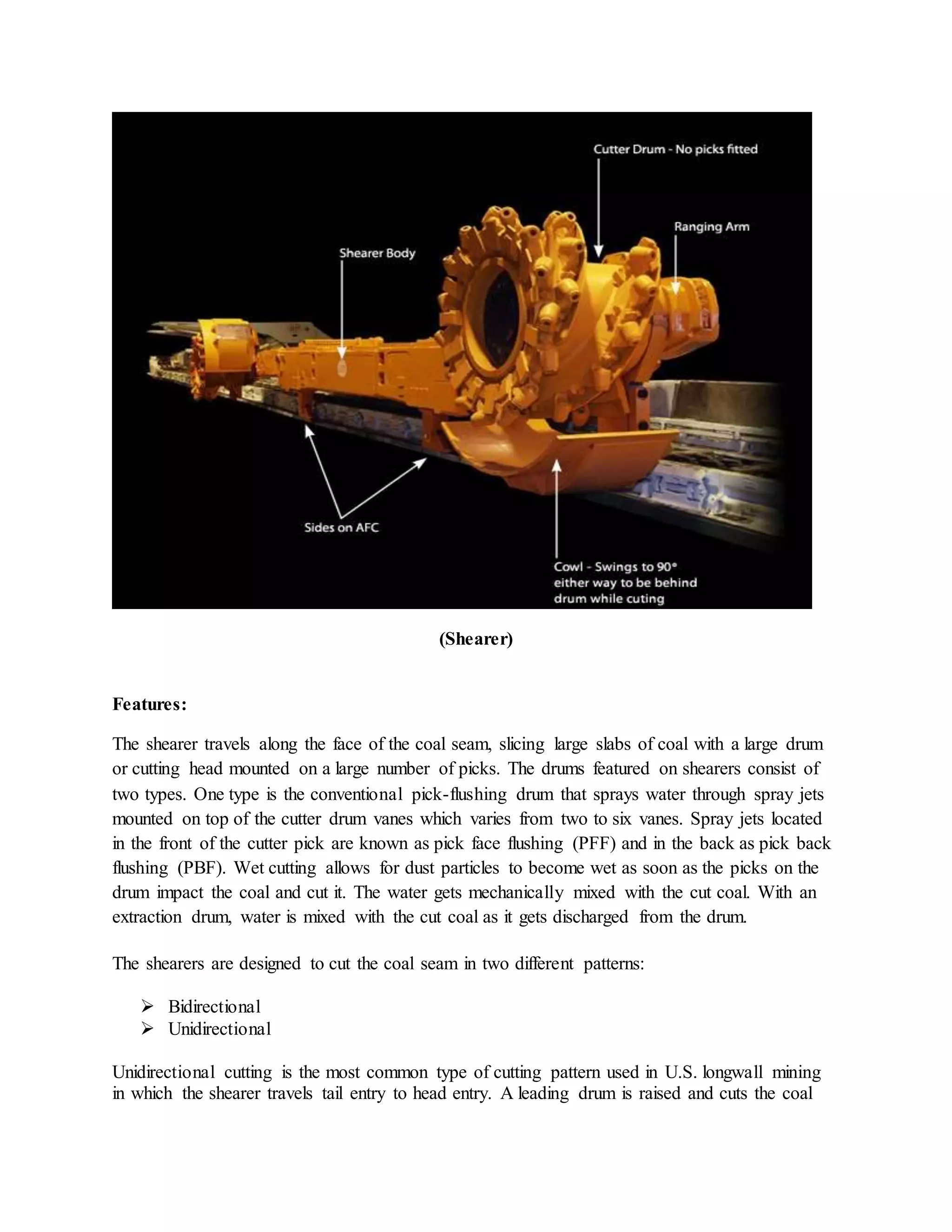 Mine Power & Drainage System | DOCX