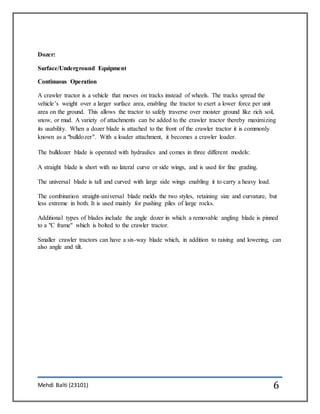 Mine Power & Drainage System | PDF