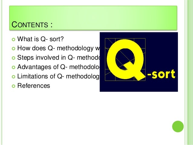 Q Sort 