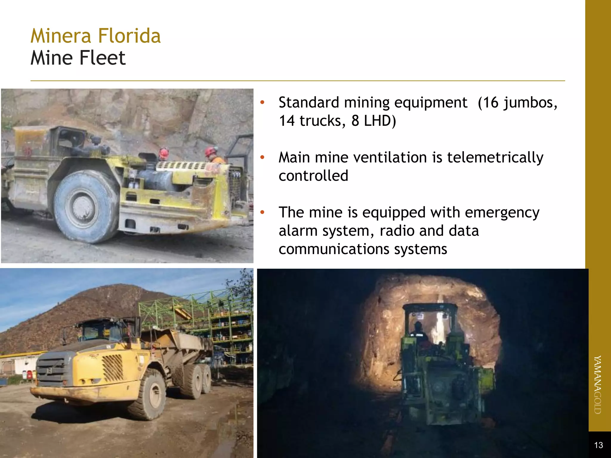 Mine Tour Chile Minera Florida Site Visit | PDF | Commodities | Economy