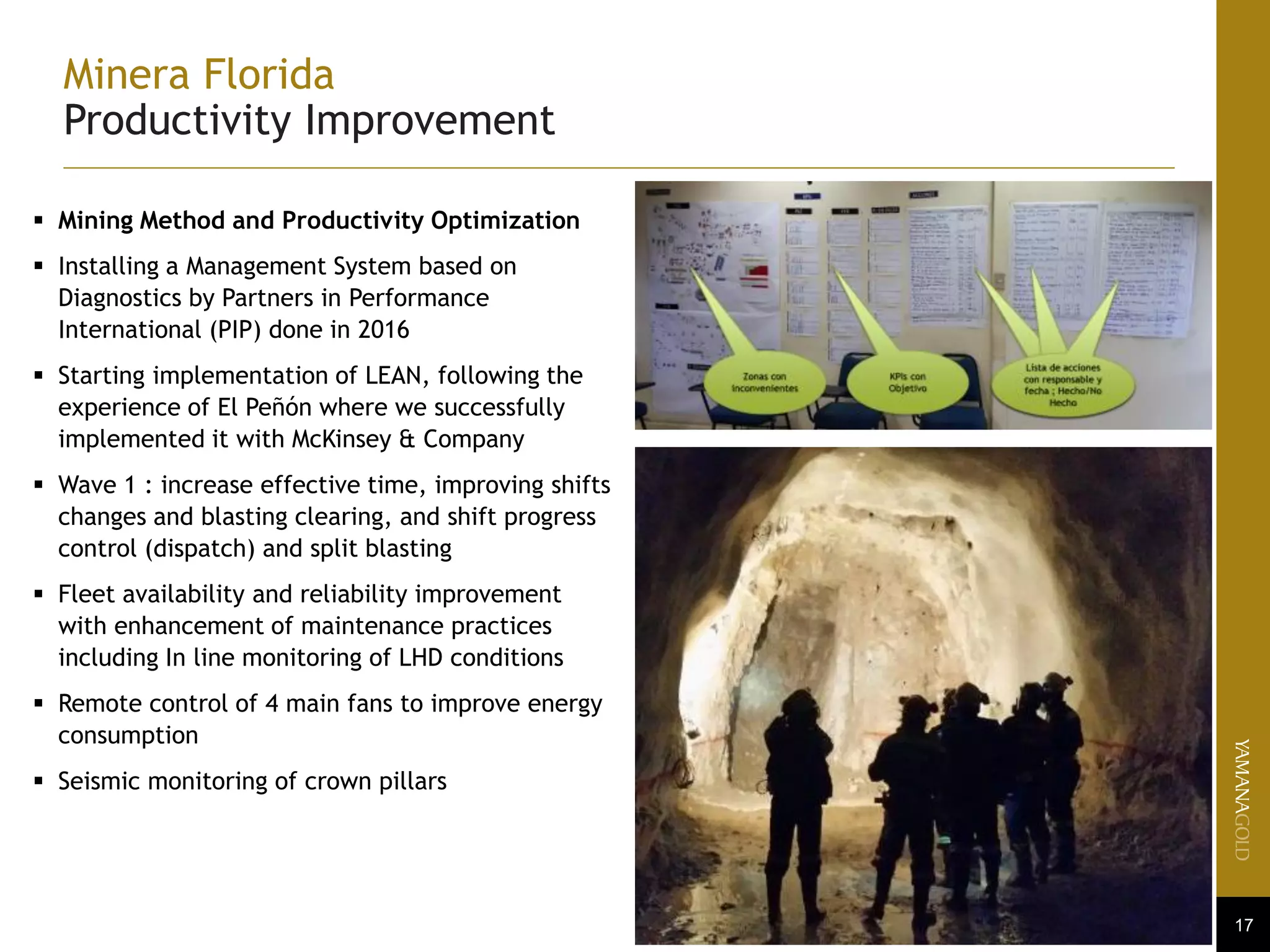 Mine Tour Chile Minera Florida Site Visit | PDF | Commodities | Economy